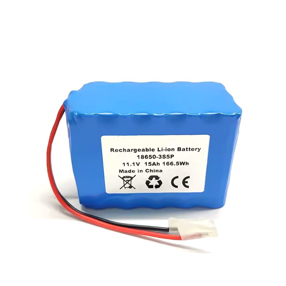 12V 18650 3S5P 15Ah Li-Ion Battery Pack for Solar LED Light